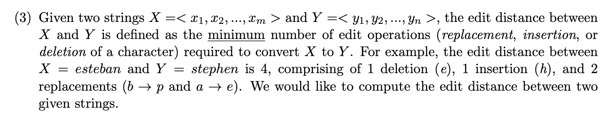 Solved Provide A Dynamic Programming Solution To Each 3965