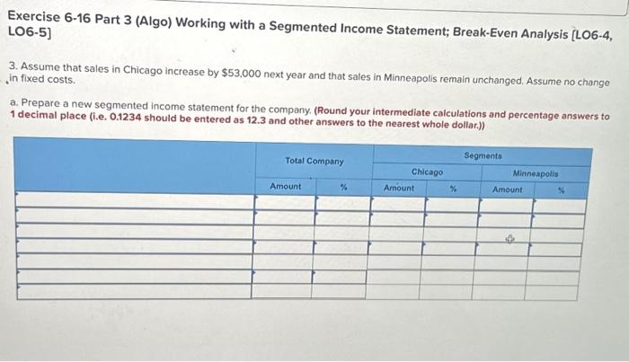 Solved Required information SB Exercise 6-16 through | Chegg.com