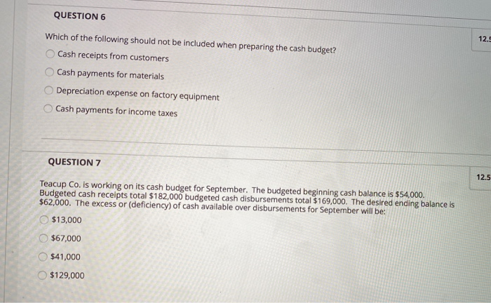 Solved ION 6 12 5 Which Of The Following Should Not Be Chegg