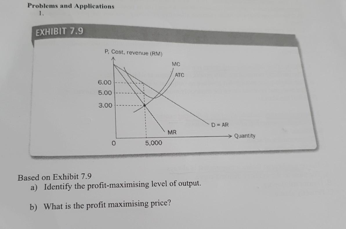 Solved Problems and Applications1.EXHIBIT 7.9Based on | Chegg.com