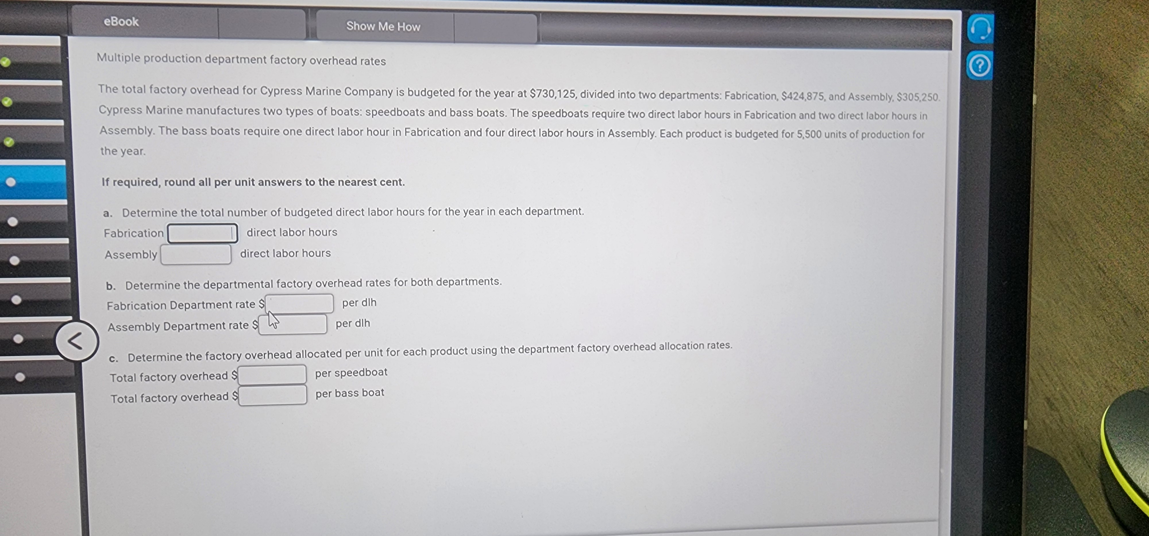 Solved Multiple production department factory overhead | Chegg.com