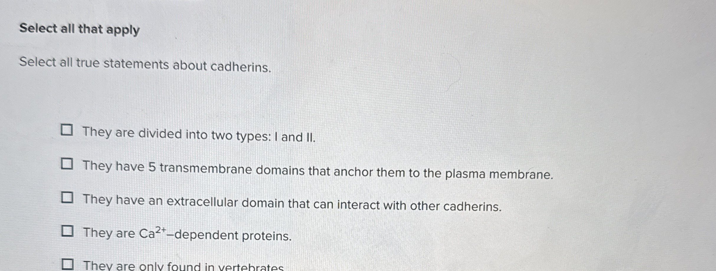 Solved Select all that applySelect all true statements about | Chegg.com