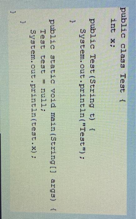 Solved What Is The Exact Output Of The Following Code