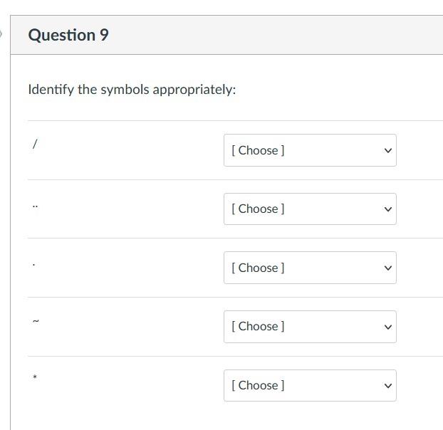 Solved Identify the symbols appropriately: | Chegg.com