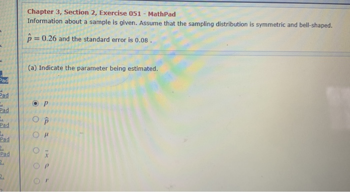 Solved Chapter 3, Section 2, Exercise 051 - MathPad | Chegg.com