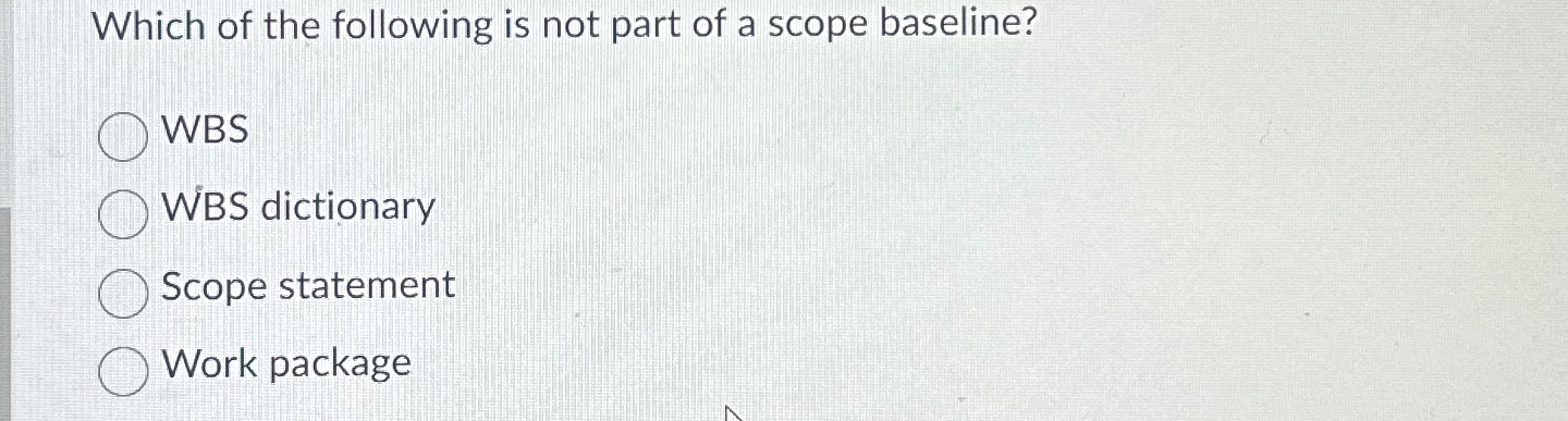 Solved Which of the following is not part of a scope | Chegg.com