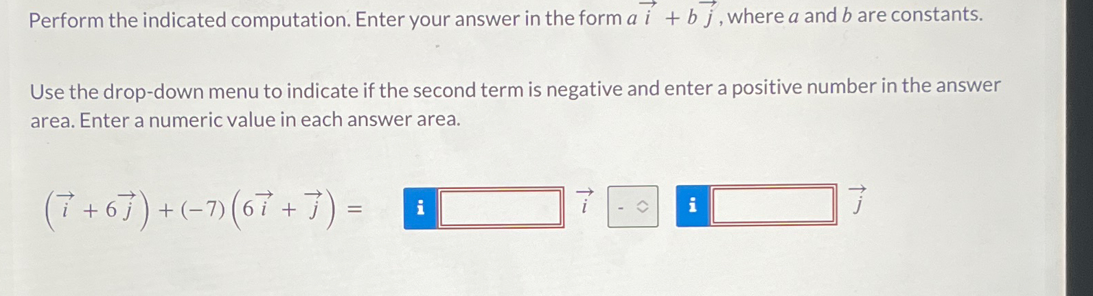 Solved Perform the indicated computation. Enter your answer | Chegg.com