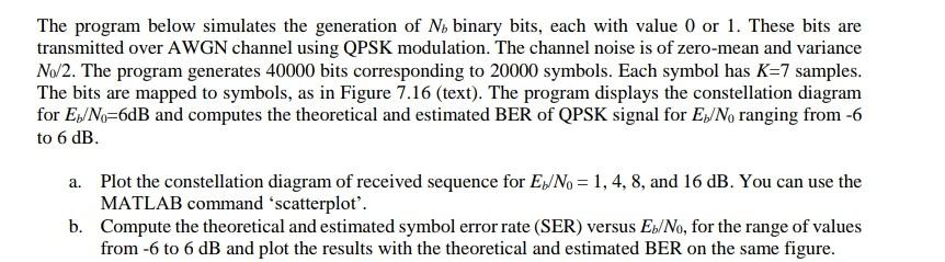 The program below simulates the generation of Nb | Chegg.com