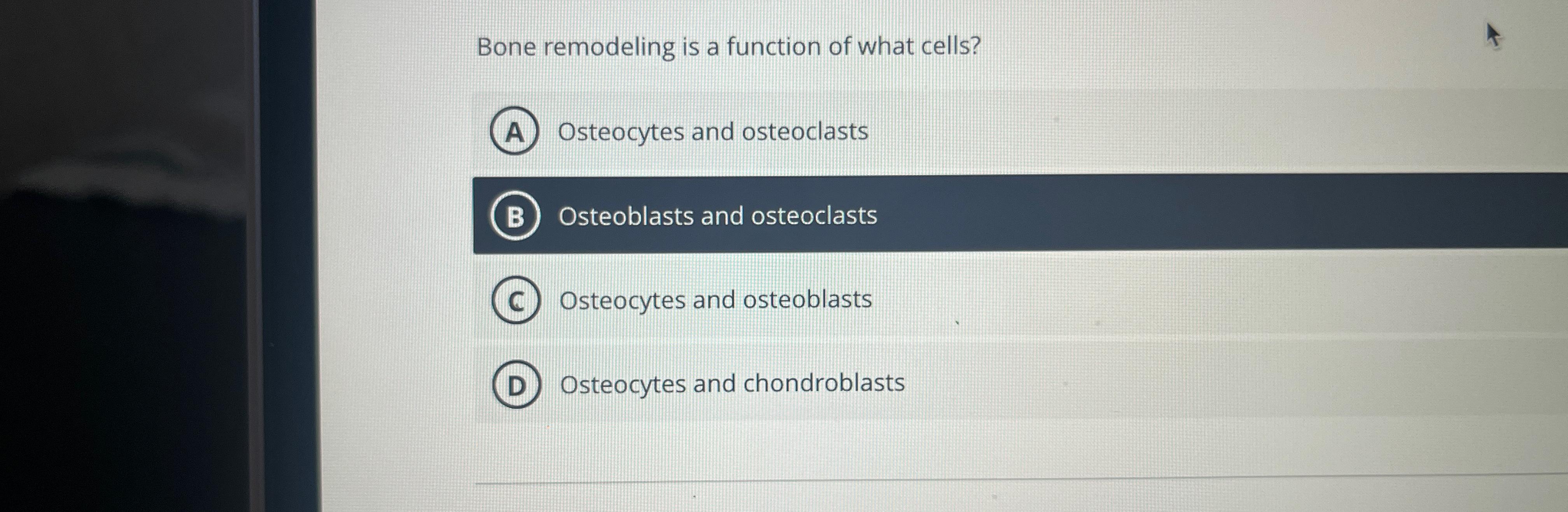 Solved Bone remodeling is a function of what | Chegg.com