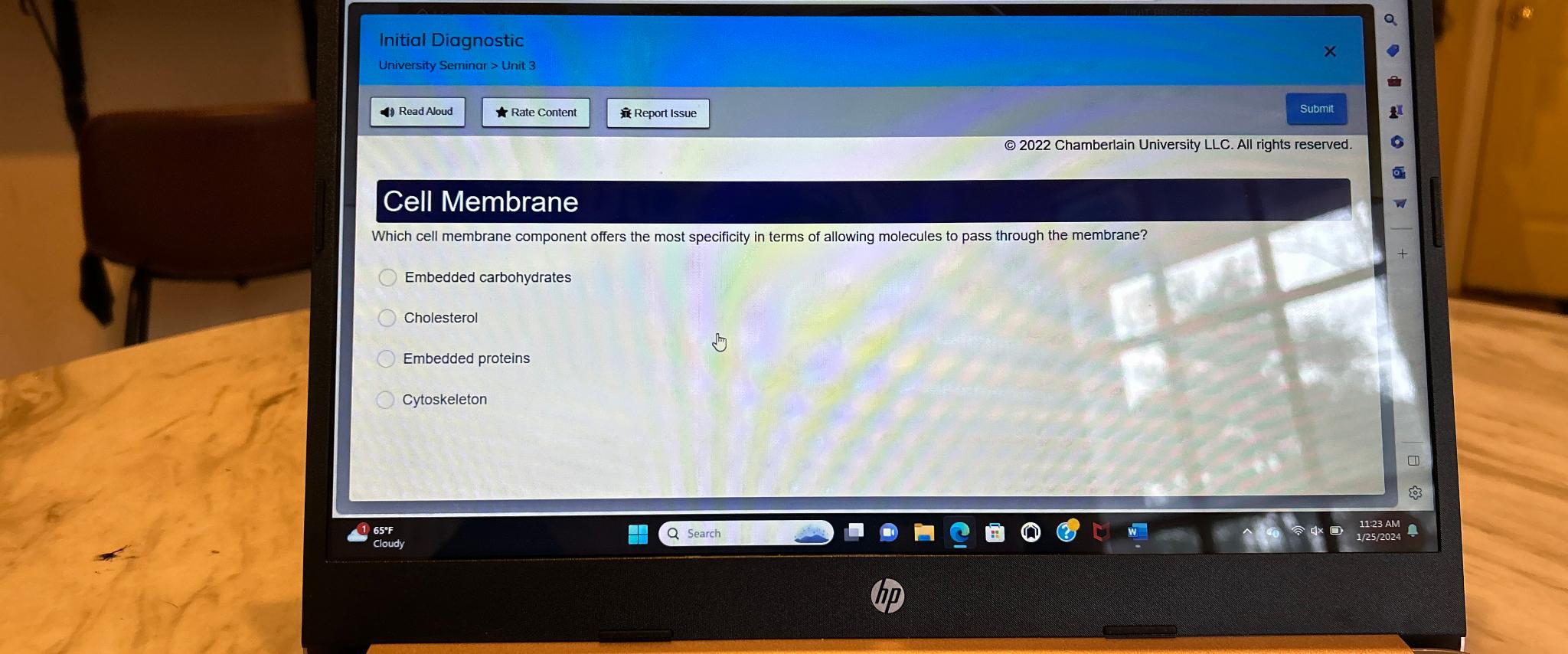 Solved Initial DiagnosticUniversity Seminar > ﻿Unit | Chegg.com