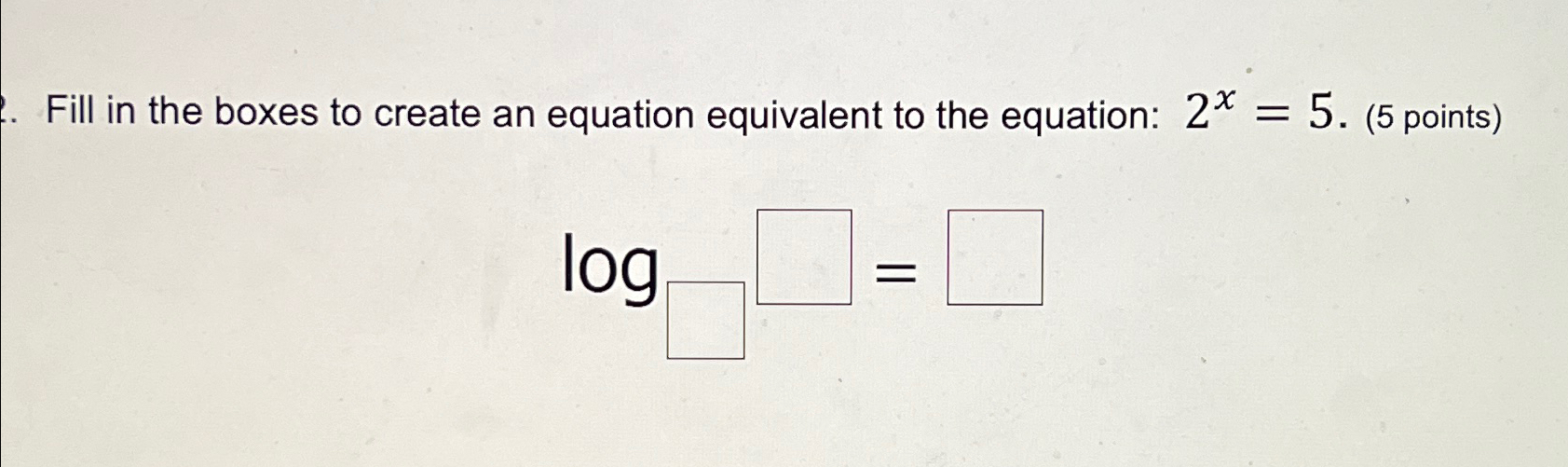 Solved Fill in the boxes to create an equation equivalent to | Chegg.com