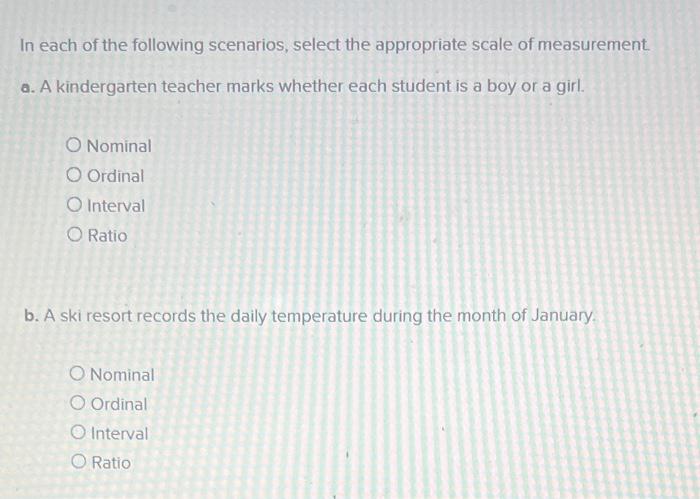 Which of the following variables are categorical and | Chegg.com