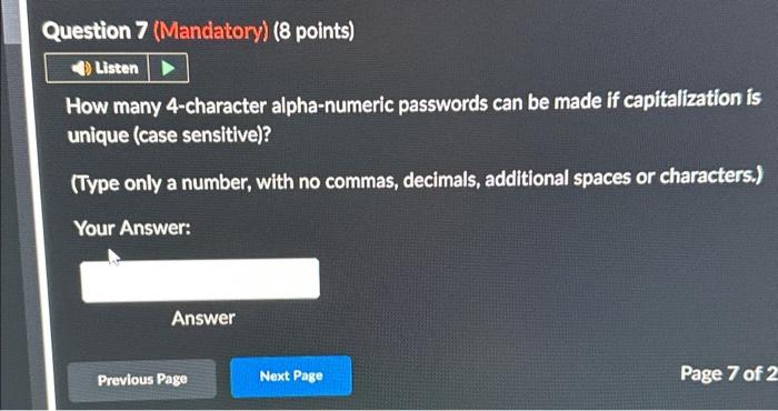 Solved How many 4-character alpha-numeric passwords can be | Chegg.com