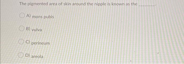 Solved Uterine descensus is also known as uterine OA) | Chegg.com