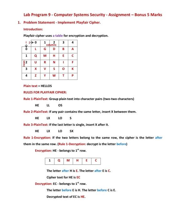Solved Lab Program 9 Computer Systems Security 9606