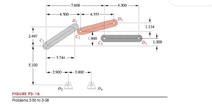 Solved range of positions designed, making it a sixbar. All | Chegg.com