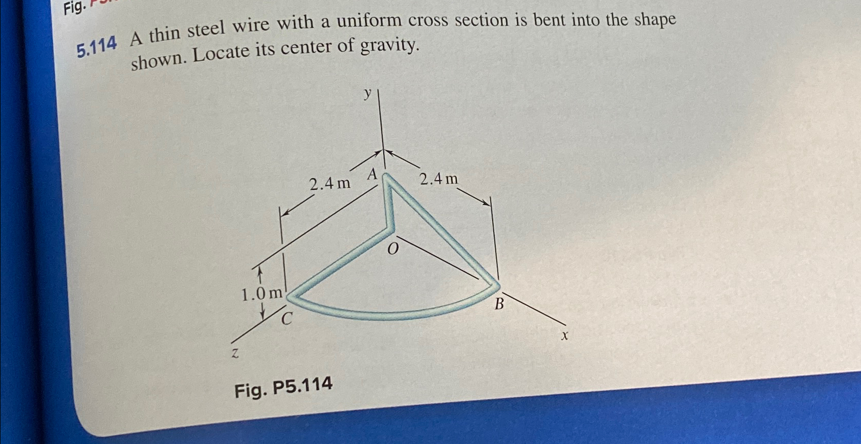 Solved 5.114 ﻿A thin steel wire with a uniform cross section | Chegg.com