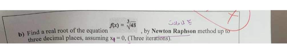 Solved b) ﻿Find a real root of the equation f(x)=483, ﻿by | Chegg.com