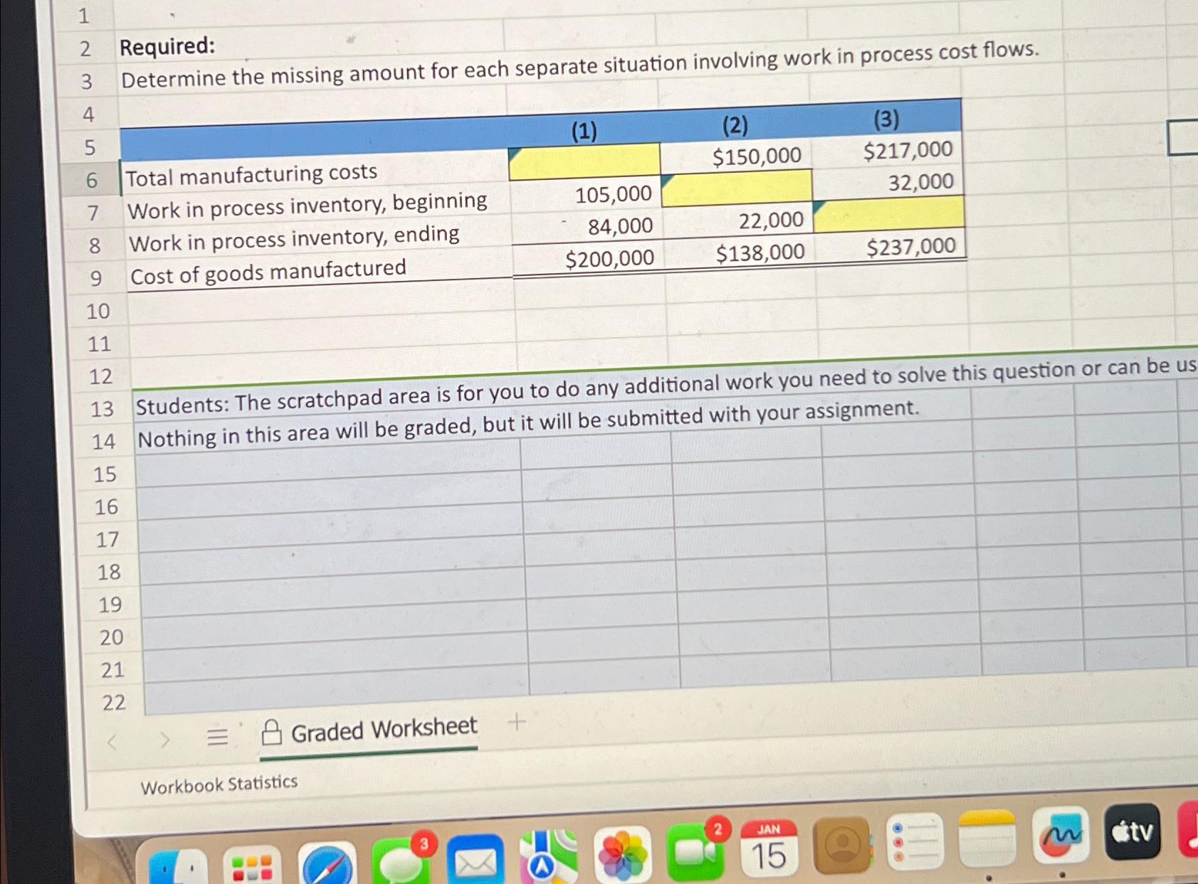 Solved Workbook Statistics | Chegg.com