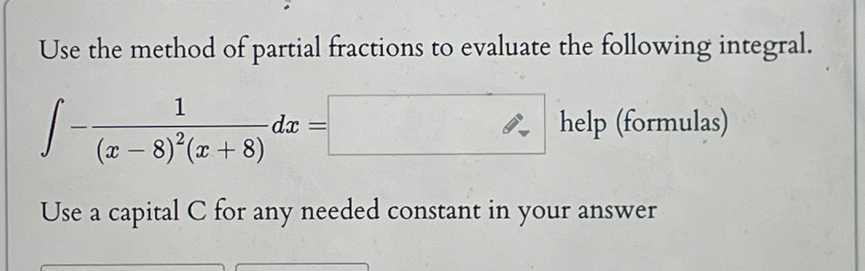 Solved Use the method of partial fractions to evaluate the | Chegg.com