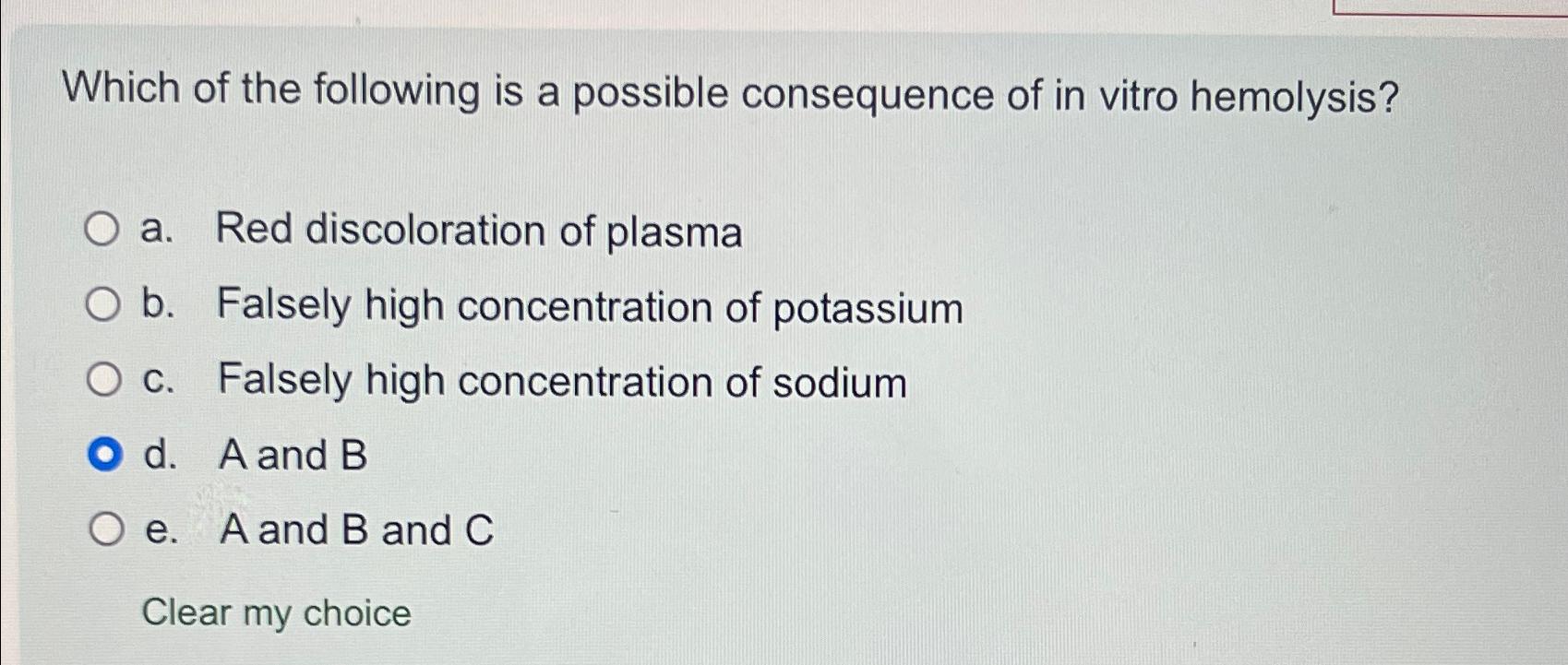 Solved Which of the following is a possible consequence of | Chegg.com