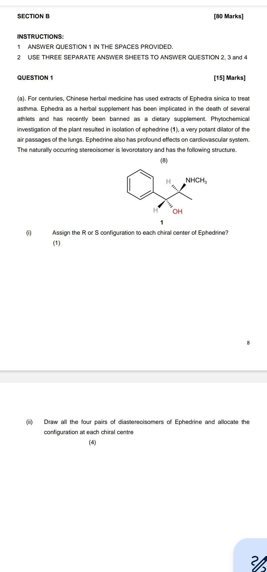 Solved INSTRUCTIONS: 1 ANSWER QUESTION 1 IN THE SPACES | Chegg.com