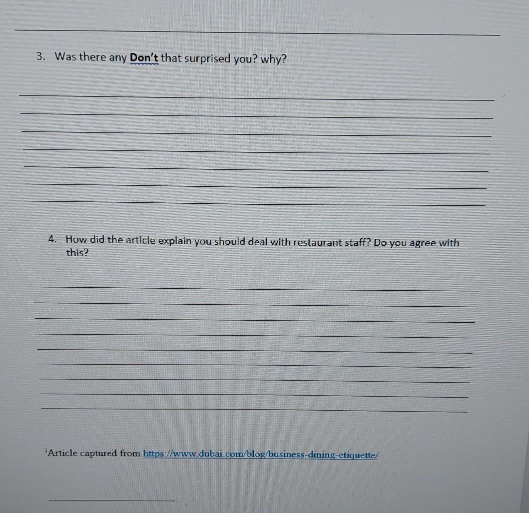 Solved Instructions: Read the following article and complete | Chegg.com