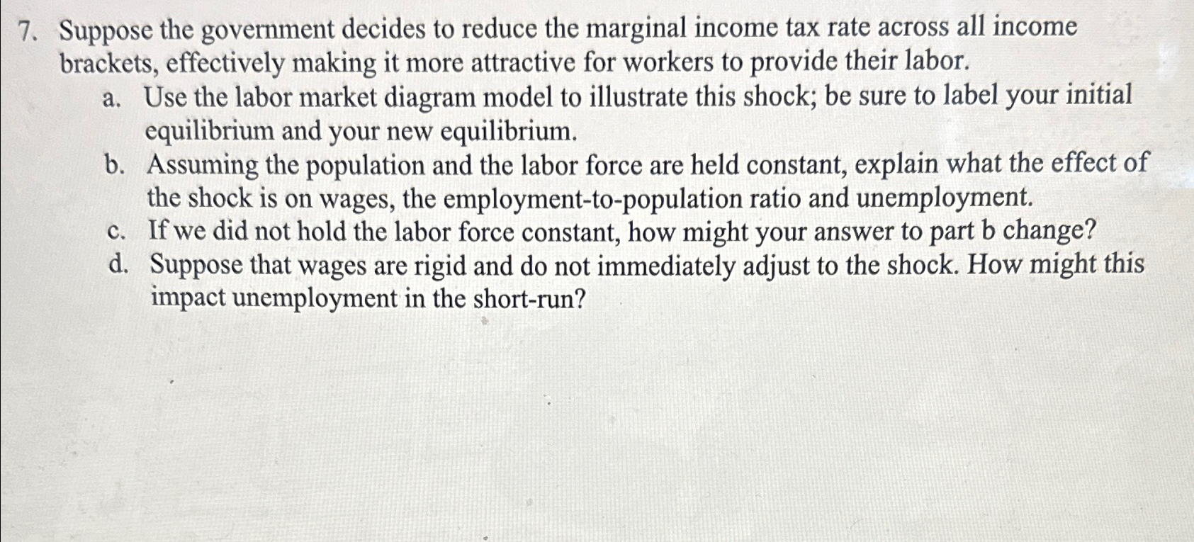 Solved Suppose the government decides to reduce the marginal | Chegg.com