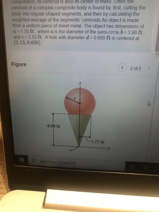 Solved (Extra Credit 3 ±Composite Bodies Learning Goal: To | Chegg.com