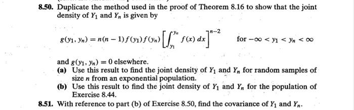 Solved 8.50. Duplicate the method used in the proof of | Chegg.com