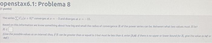 Solved openstax6.1: Problema 6 (1 punto) Resultados Consider | Chegg.com