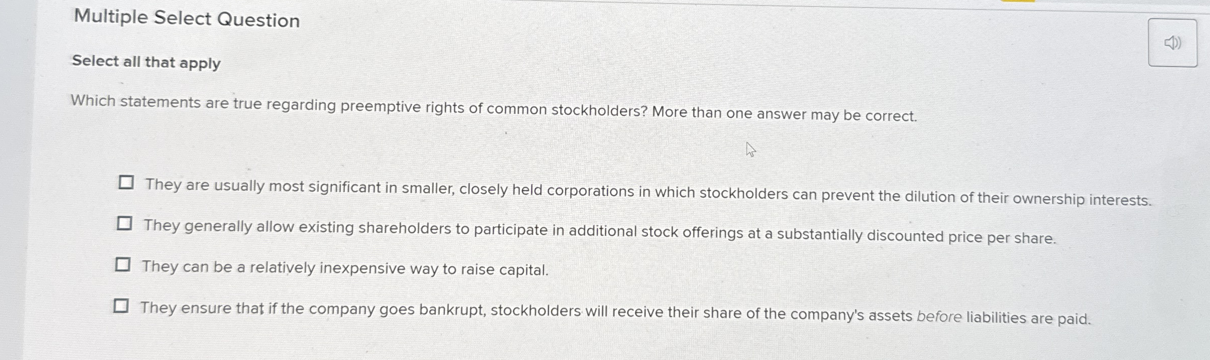Solved Multiple Select QuestionSelect all that applyWhich | Chegg.com