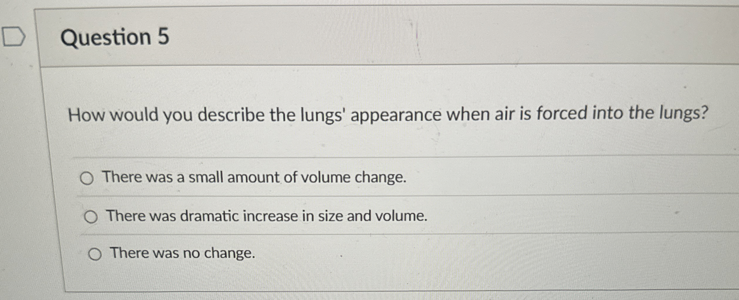 Solved Question 5How would you describe the lungs' | Chegg.com