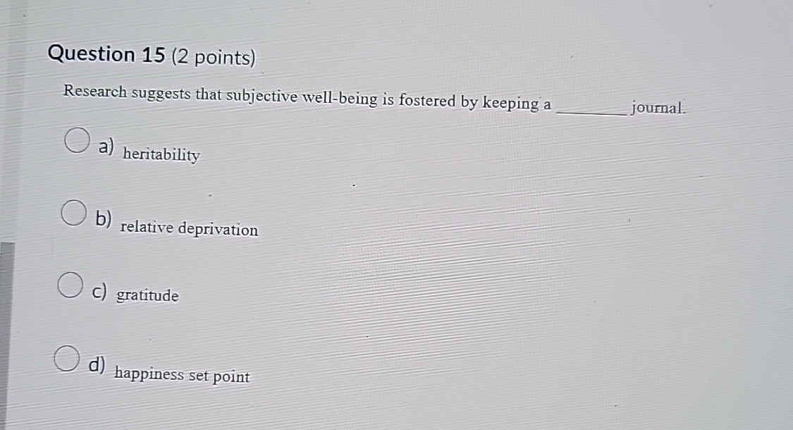 Solved Question 15 (2 points)Research suggests that | Chegg.com Solved Question 15 (2 points)Research suggests that | Chegg.com