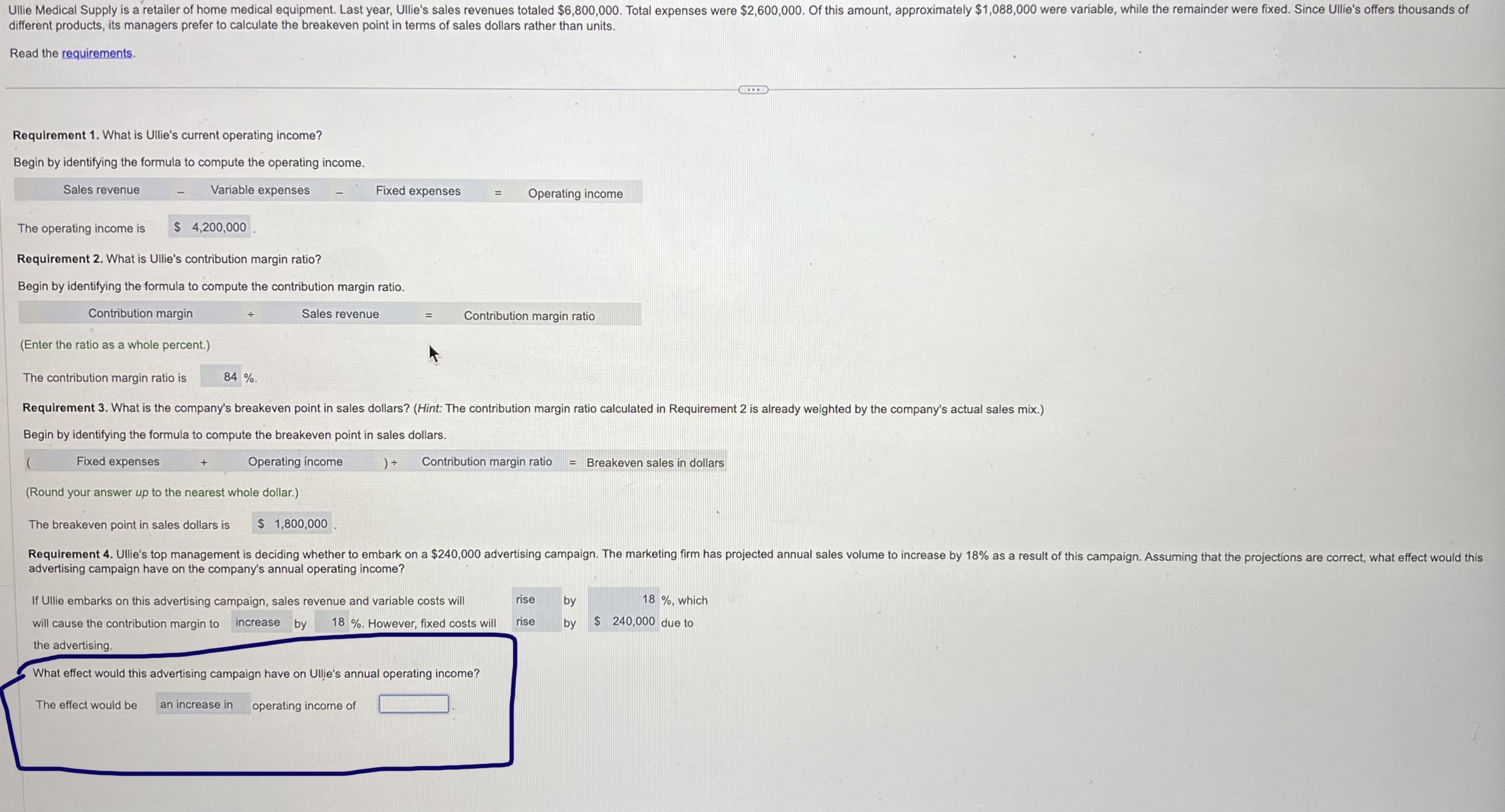 Solved different products, its managers prefer to calculate | Chegg.com