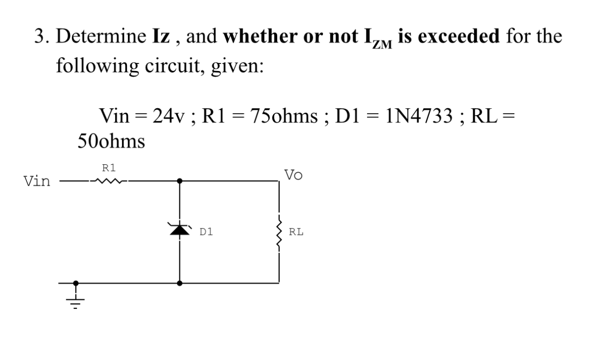 Solved Determine Iz, ﻿and whether or not IZM ﻿is exceeded | Chegg.com