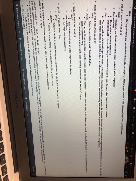 3 Write A Fully Documented Class Named 