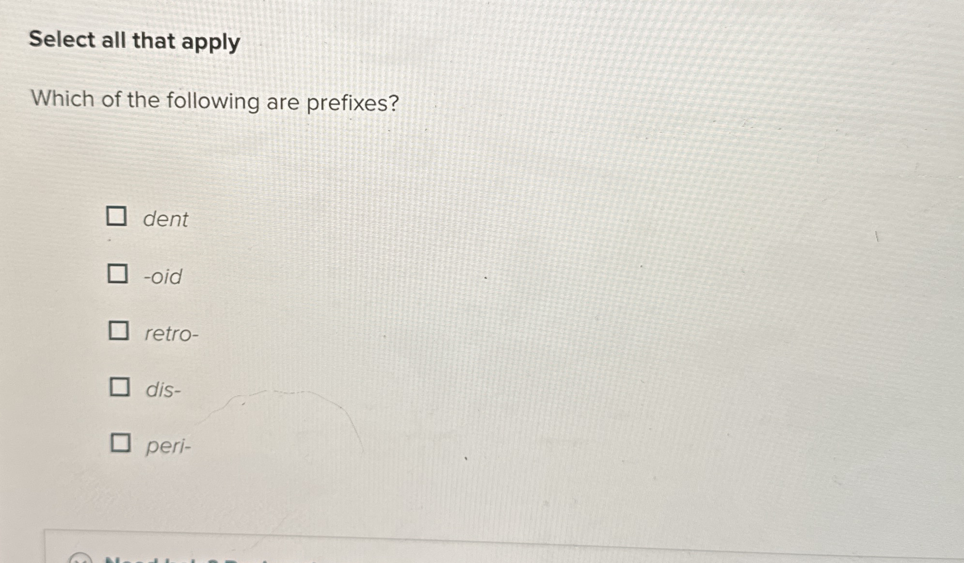 Solved Select all that applyWhich of the following are | Chegg.com