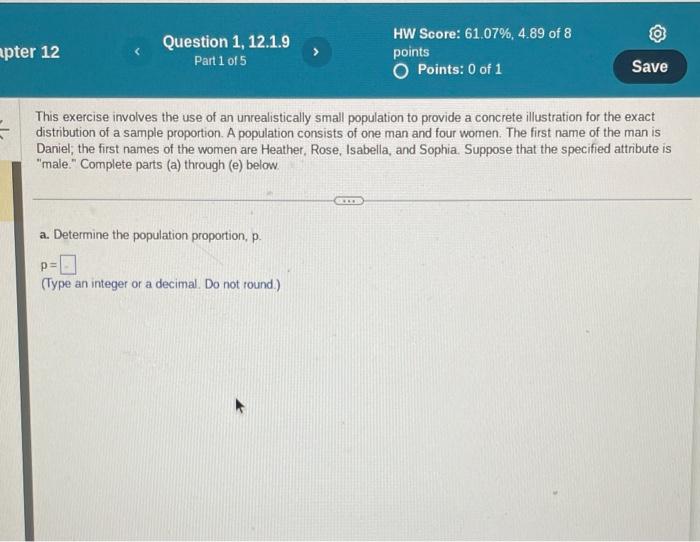 Solved This exercise involves the use of an unrealistically | Chegg.com
