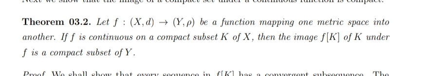Solved Theorem 03.2. ﻿Let f:(x,d)→(Y,ρ) ﻿be a function | Chegg.com