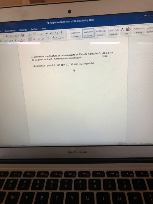 Solved Determine the structure of the compund of molecular | Chegg.com