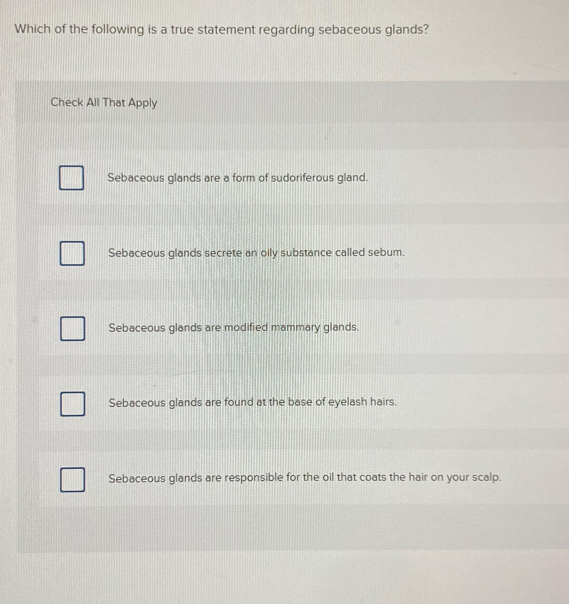 Solved Which of the following is a true statement regarding | Chegg.com