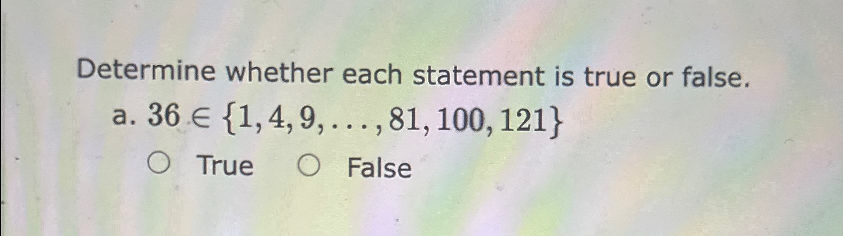Solved Determine whether each statement is true or | Chegg.com