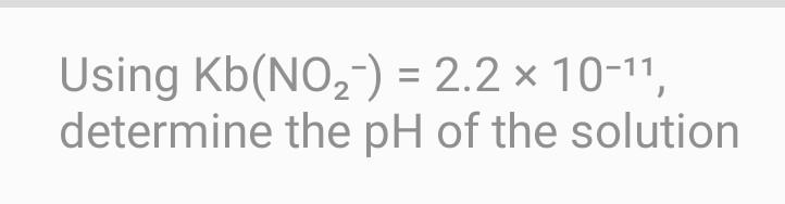 Solved A solution is made by dissolving 41.3 g of Ba(NO2)2 | Chegg.com