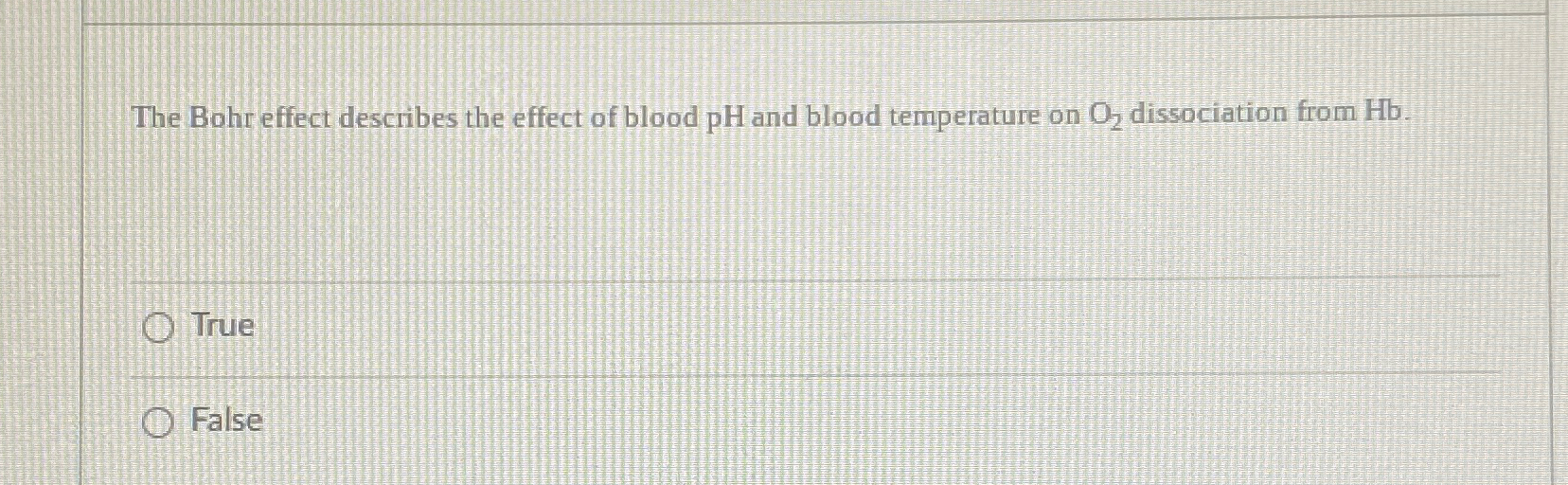 Solved The Bohr effect describes the effect of blood pH ﻿and | Chegg.com
