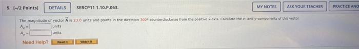 Solved Ax= units Ay= units | Chegg.com