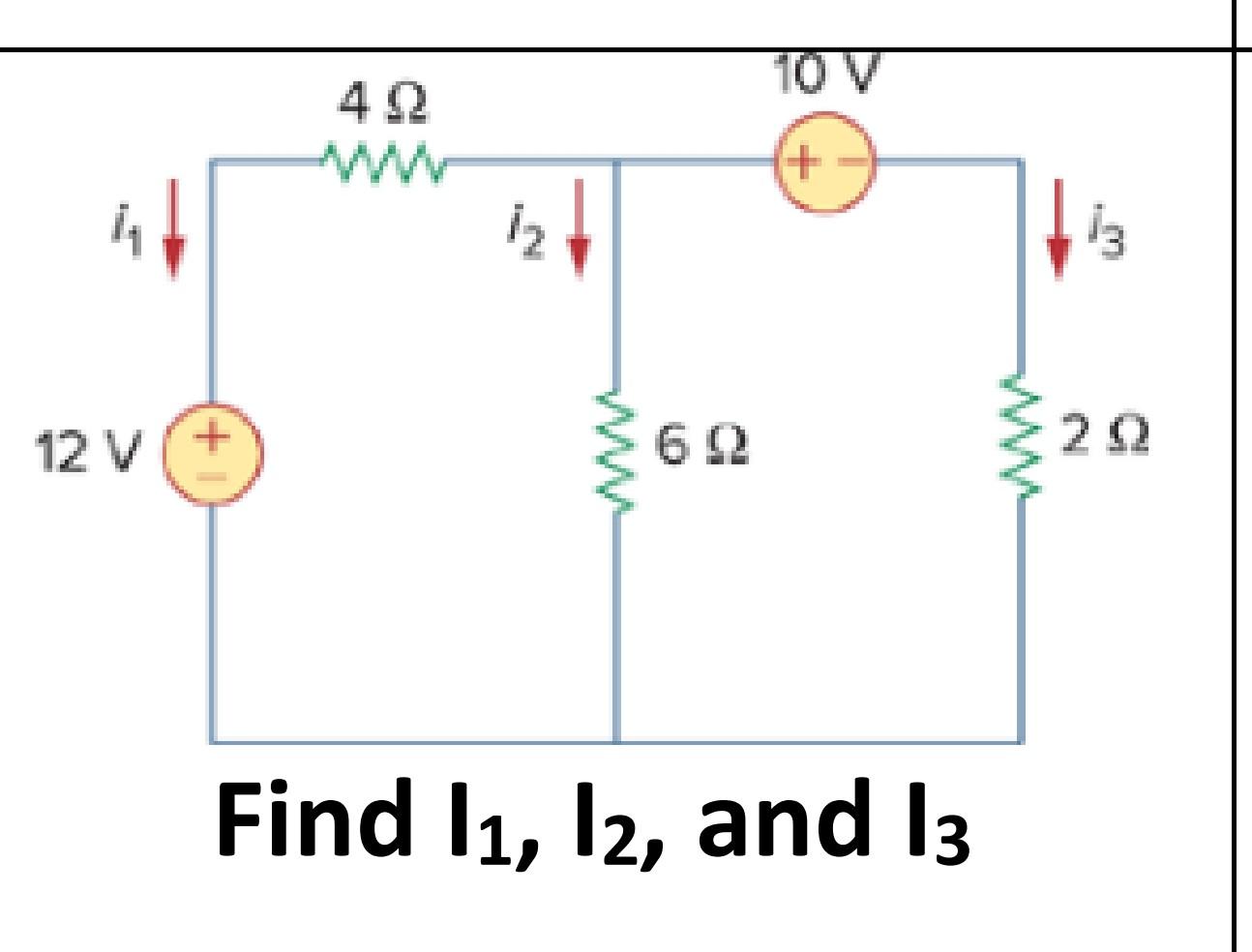 Solved Find I1,I2, and I3 | Chegg.com
