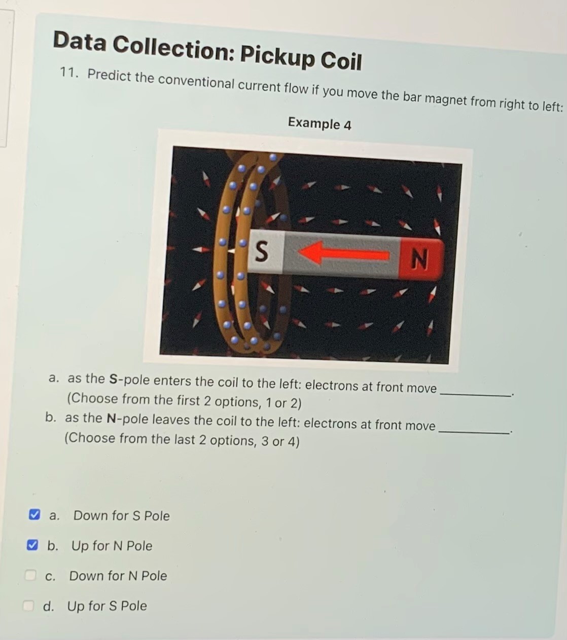 Solved Data Collection: Pickup CoilPredict the conventional | Chegg.com