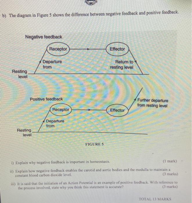 Solved b) The diagram in Figure 5 shows the difference | Chegg.com