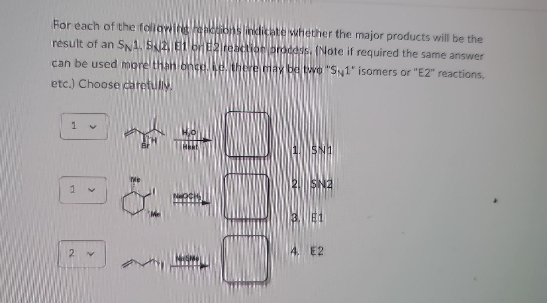 Solved For each of the following reactions indicate whether | Chegg.com